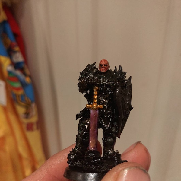 Orc Orog / Half-orc Fighter Barbarian DND Resin 28mm Scale Dungeons ...