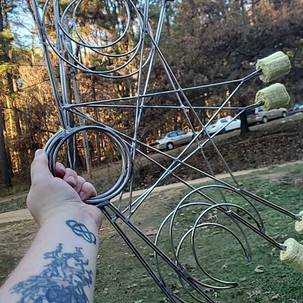 Big Fire Comet Poi, Cage Poi, Performance Poi, Big Poi, Huge Poi ...