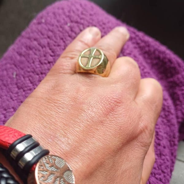 Bishop Ring With Papal Coat of Arms – Pope Francis Inspired Cross Ring ...