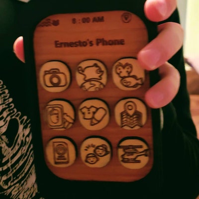 Custom Wooden Nook Phone From Animal Crossing - Etsy