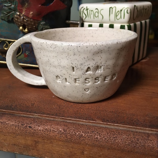 Quirky Personalised Mug, Handmade Coffee Mug - Write Anything You Want ...