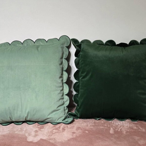 Nereida Bath Mat – Scalloped Design Microfiber Absorbent Non Slip Rug ...