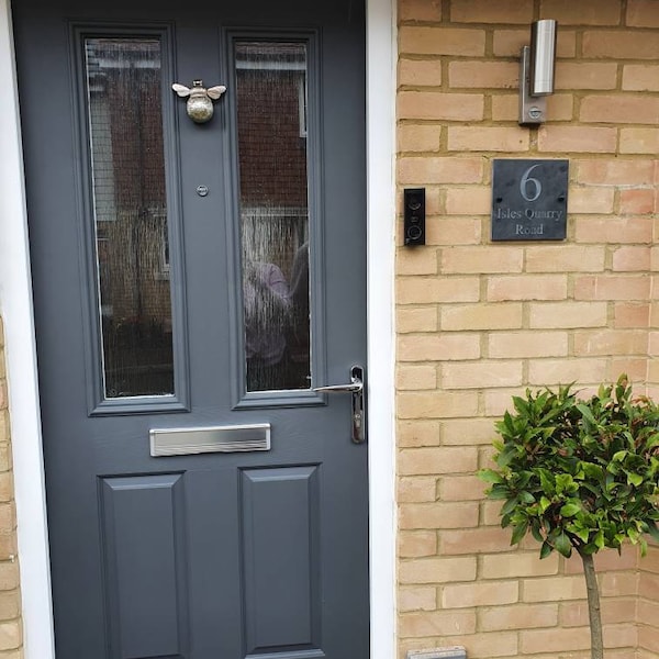 Deep Engraved Slate House Name Number 20cm X Various Sizes Ideal House ...