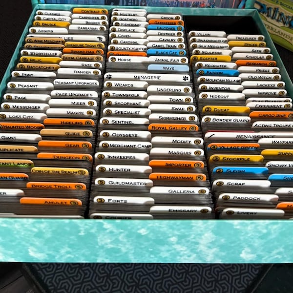 Dominion Card Game Organizer and File Tabs - Fit Many Expansions in 1 ...