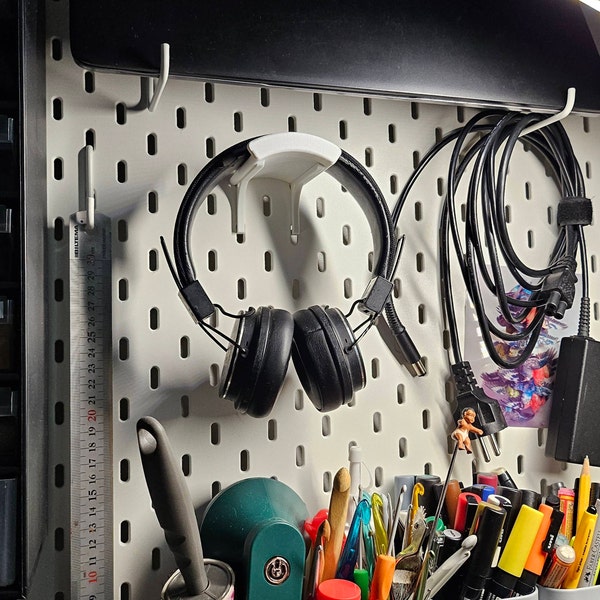 Mouse Holder for IKEA SKADIS or UPPSPEL Pegboard Mouse Mount - Etsy