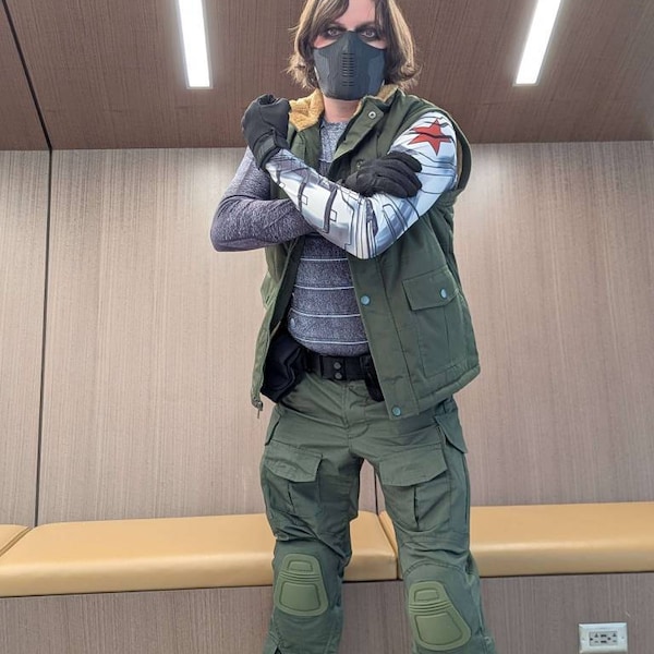 Winter Soldier Mask – Bucky Barnes Cosplay Mask, 3D Printed Wearable ...