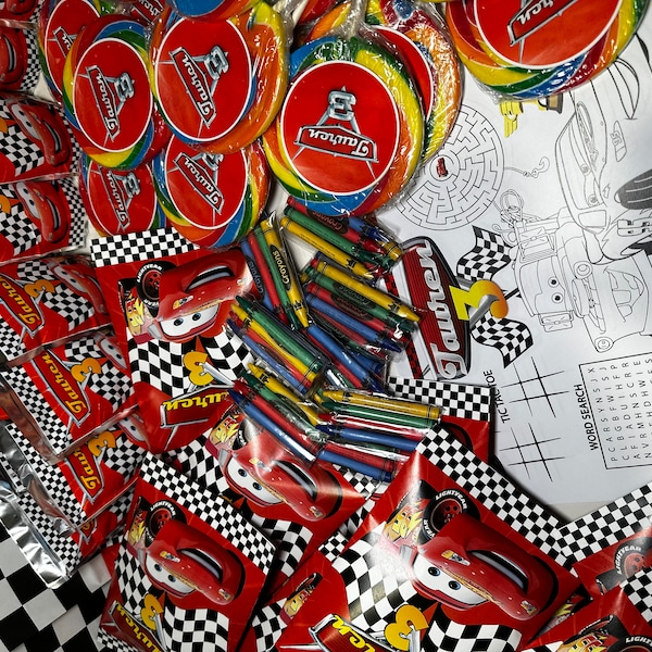 CARS Printable Caprisun Labels, Cars Juice Pouch Label, Lightning ...