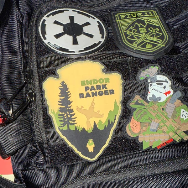 Star Wars Park Ranger, National Park, PVC Patches 10 Designs Available ...