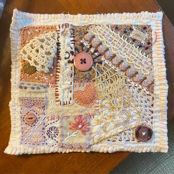 Slow Stitch Kit - {spring} - Mindful Sewing, Fabric Bundle, Slow Stitch ...