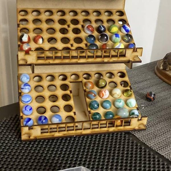 MARBLE SPECTATOR STANDS - 2 Pack, Marble Race Track Kit, A Diy Modular ...