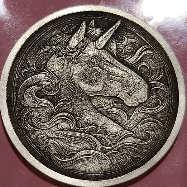 Scary Clown Theme Custom Made Coin ,one off Piece You Cannot Buy ...