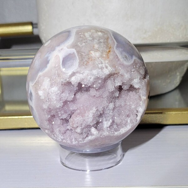 Pink Amethyst Flower Agate Druzy Flames - Etsy