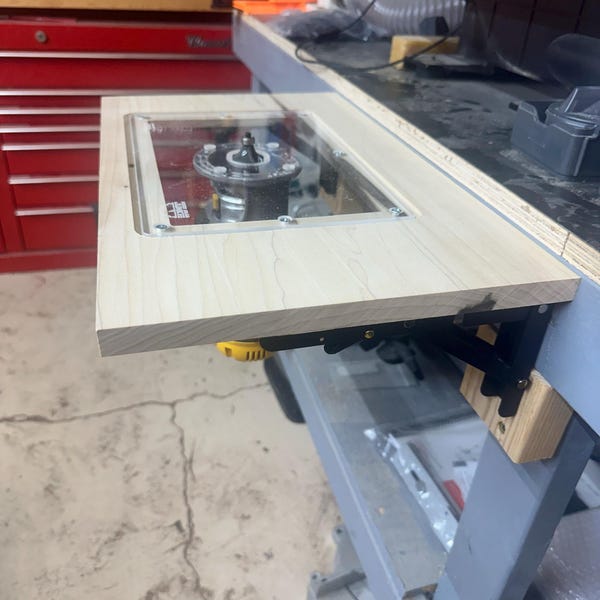 Trim Router Table for Popular Compact Routers: Fits Dewalt, Bosch ...