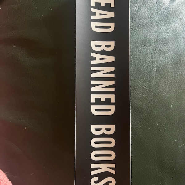 Read Banned Books Bumper Sticker - Etsy