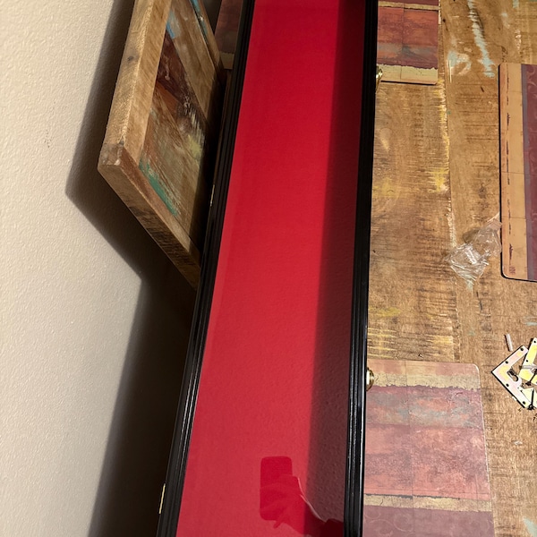 Skateboard Deck Display Case Cabinet - 44" Skateboarding Wall Mount ...
