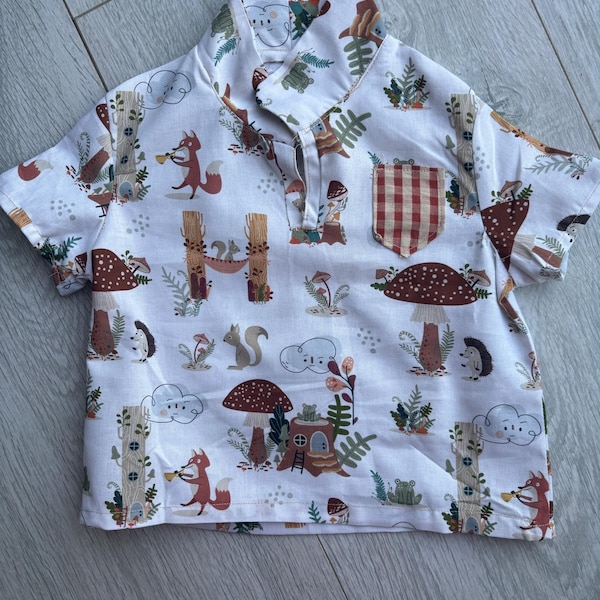 Shirt Sewing Pattern for Kids, Boy's Shirt Pattern, Kids Pattern, PDF ...