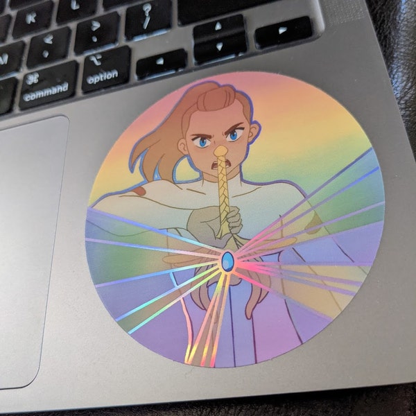She-ra Adora Rainbow Holographic Sticker - Etsy