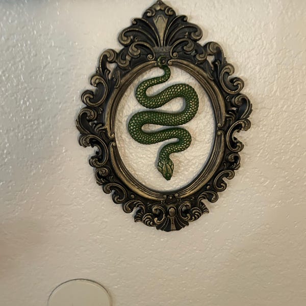 Gothic Framed Hanging Snake Wall Decor - Etsy
