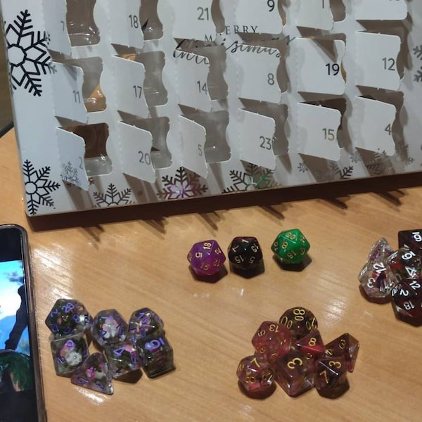 Dice Advent Calendar - Etsy