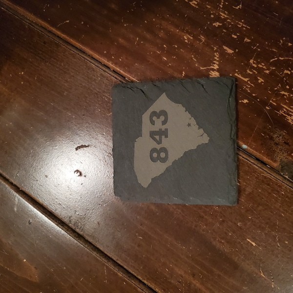 Patriotic Valor: Laser Engraved 4 Coaster Set 1776 We Are Not Descended ...