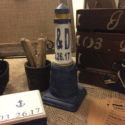 Vintage Nautical Lighthouse Table Number - Etsy