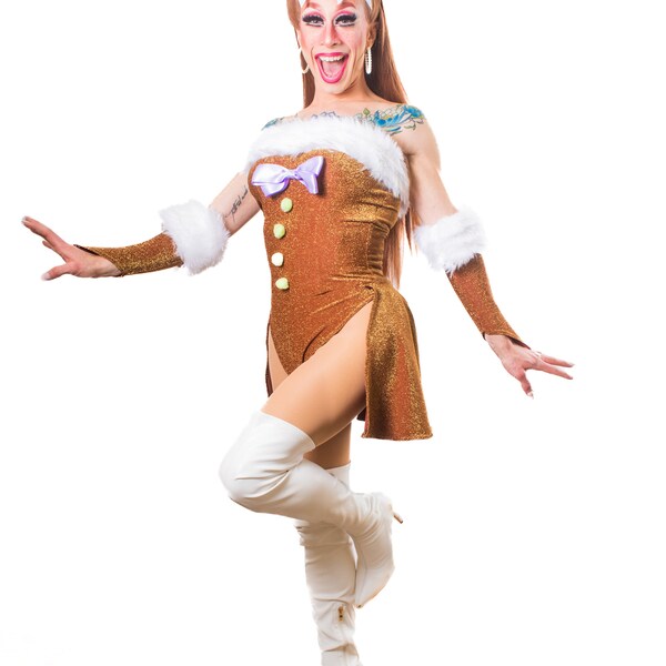 Red Becca - Sequin Dance Leo & Drag Costume, 2 Piece - Etsy