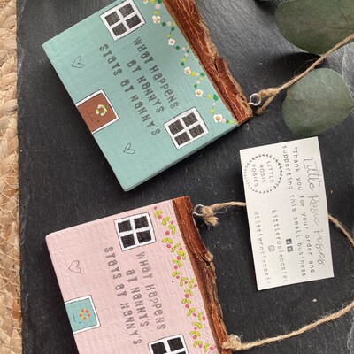 Scallop Shell Bunting Garland & Twine Hand Painted Collected From Devon ...