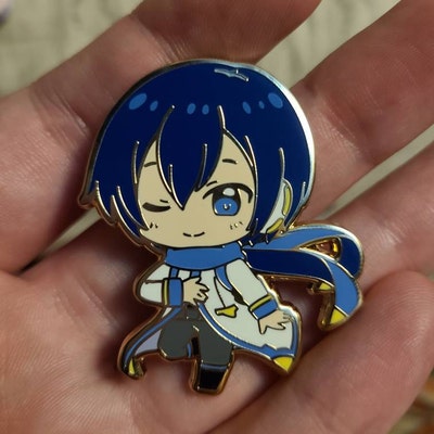 Virtual Vocalist Kaito Hard Enamel Pin - Etsy
