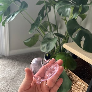 Glass Heart Pipe Girly Pipe Love Girls Gift Unique Pipe Hand - Etsy