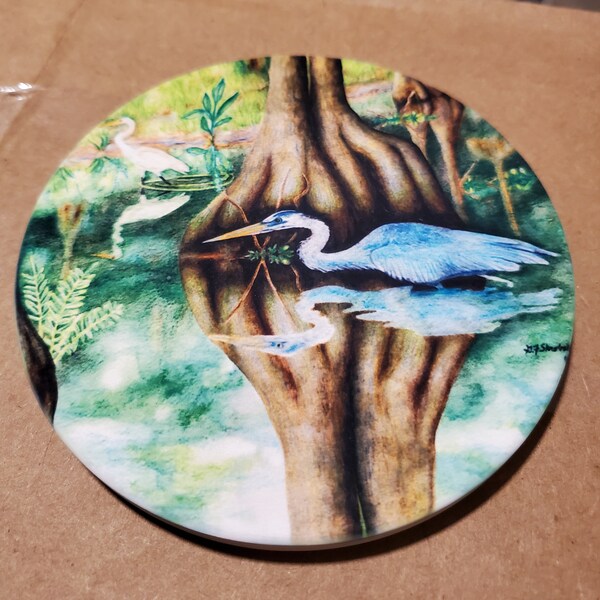 Key Largo, Map of Florida, Round or Square Coasters, Fisherman Gift ...