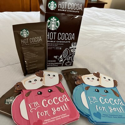 Hot Cocoa Kids Valentine Printable, Hot Chocolate Valentine Gift ...