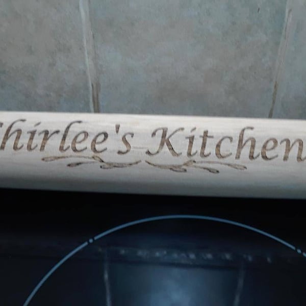 Personalized Rolling Pin - Real Hardwood - Personalize, Customize ...