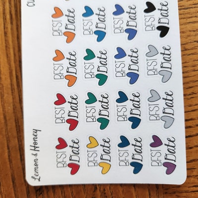 Cute Cursive Script Stickers - Etsy