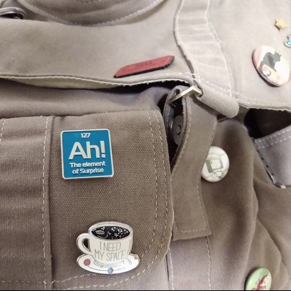 Science Enamel Pin | Ah! the Element of Surprise Science Pin | Periodic ...