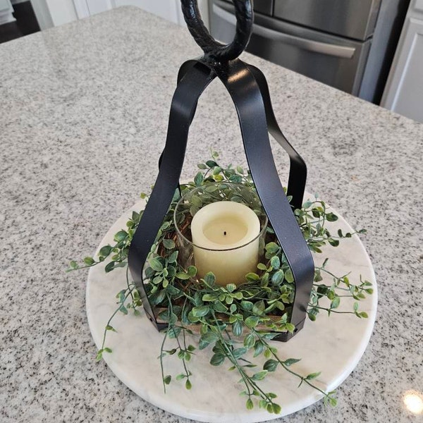 BACK in STOCK Greenery Farmhouse Vine Candle Ring, Farmhouse Everyday ...