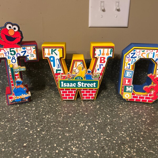 Spooky Dude 3D Letters: Halloween Birthday Party Decor - Etsy