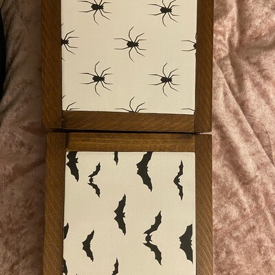 Bat Decor Halloween Sign Bat Layering Sign Mini Farmhouse - Etsy