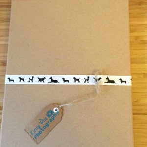 Animal Embellishment Dog Ribbon Cat Ribbon 5/8 Silhouette Grosgrain Paw ...