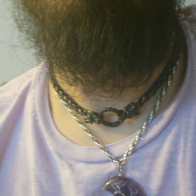 Companion Wolf and Raven Necklace With Antique Silver Finish Viking ...