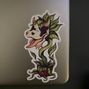 Sims Cow Plant Sticker - Etsy