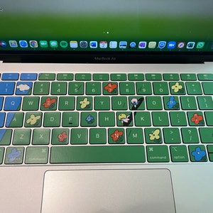 Rainbow Macbook Keyboard Laptop Stickers Keyboard Decal - Etsy