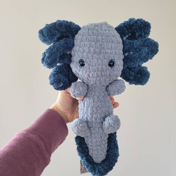 PATTERN: Plush Annie the Axolotl Pattern - Amigurumi Chunky Axolotl ...