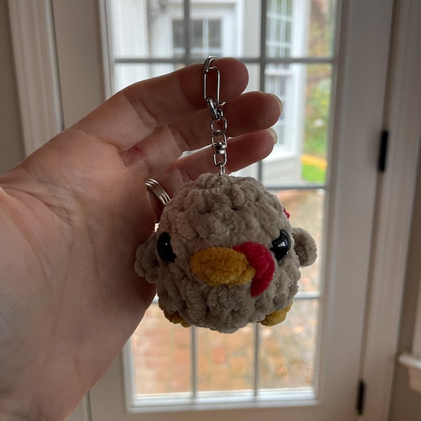 Baby Turkey No Sew Crochet Pattern, Amigurumi Keychain (PDF Pattern) - Etsy