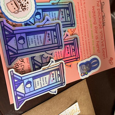 Guillotine Sticker Reward Them for the World They Created Holographic ...