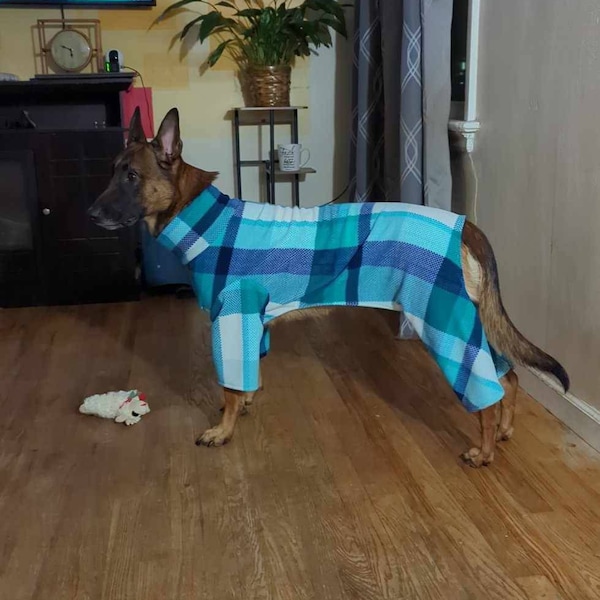 Dog Fleece Pajamas Pjs Jammies - Etsy
