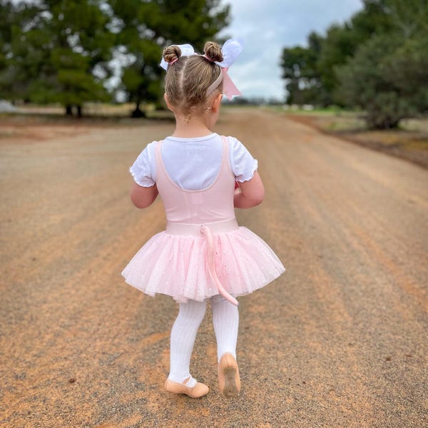 Clip on Mouse Tail Made of Pink Felt Suitable for Children and Adults ...