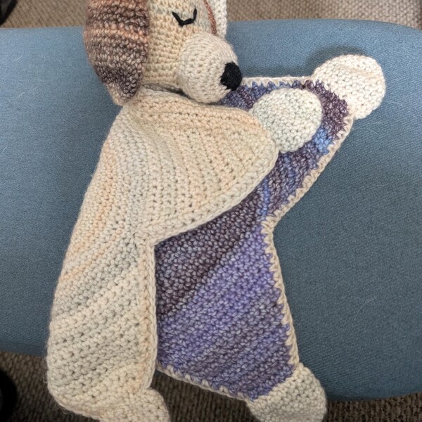 Plush PUPPY With a Cute Crochet Pattern. A Simple Template in PDF ...