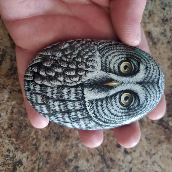 Small Fish Painted Pebble! Hand Painted With Acrylics and Finished With ...