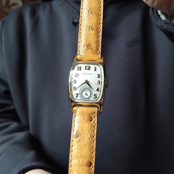 1950'S Vintage HAMILTON RUSSELL, Stunning Silver Dial, Serviced With ...