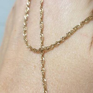 Victorian White Gold Filled Pocket Watch Chain, 14 Inches Long, 1.8mm ...